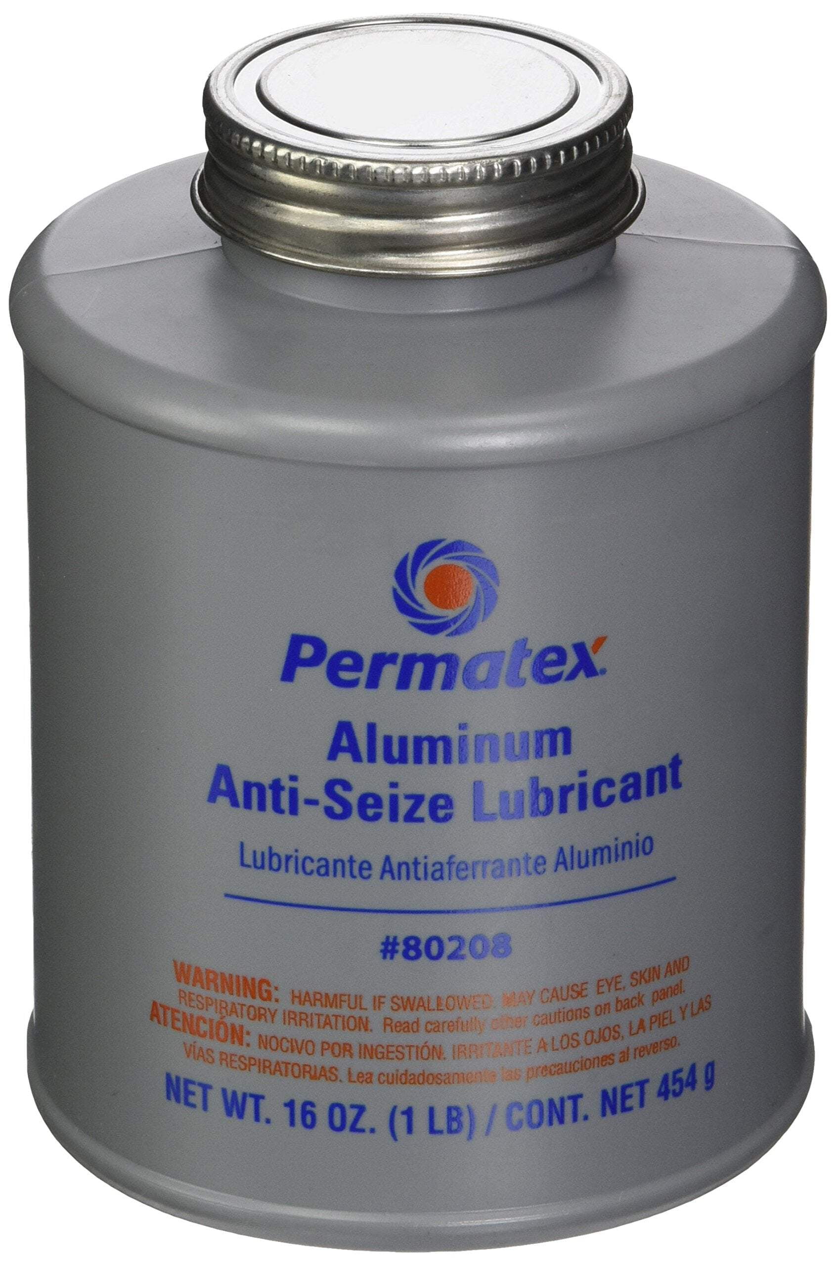 Permatex 80208-12PK Anti-Seize Lubricant with Brush Top Bottle - 16 oz ...