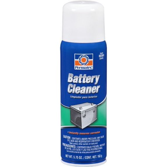 ITW Global Brands Permatex 80369 Battery Cleaner, 6oz Aerosol, Removes ...