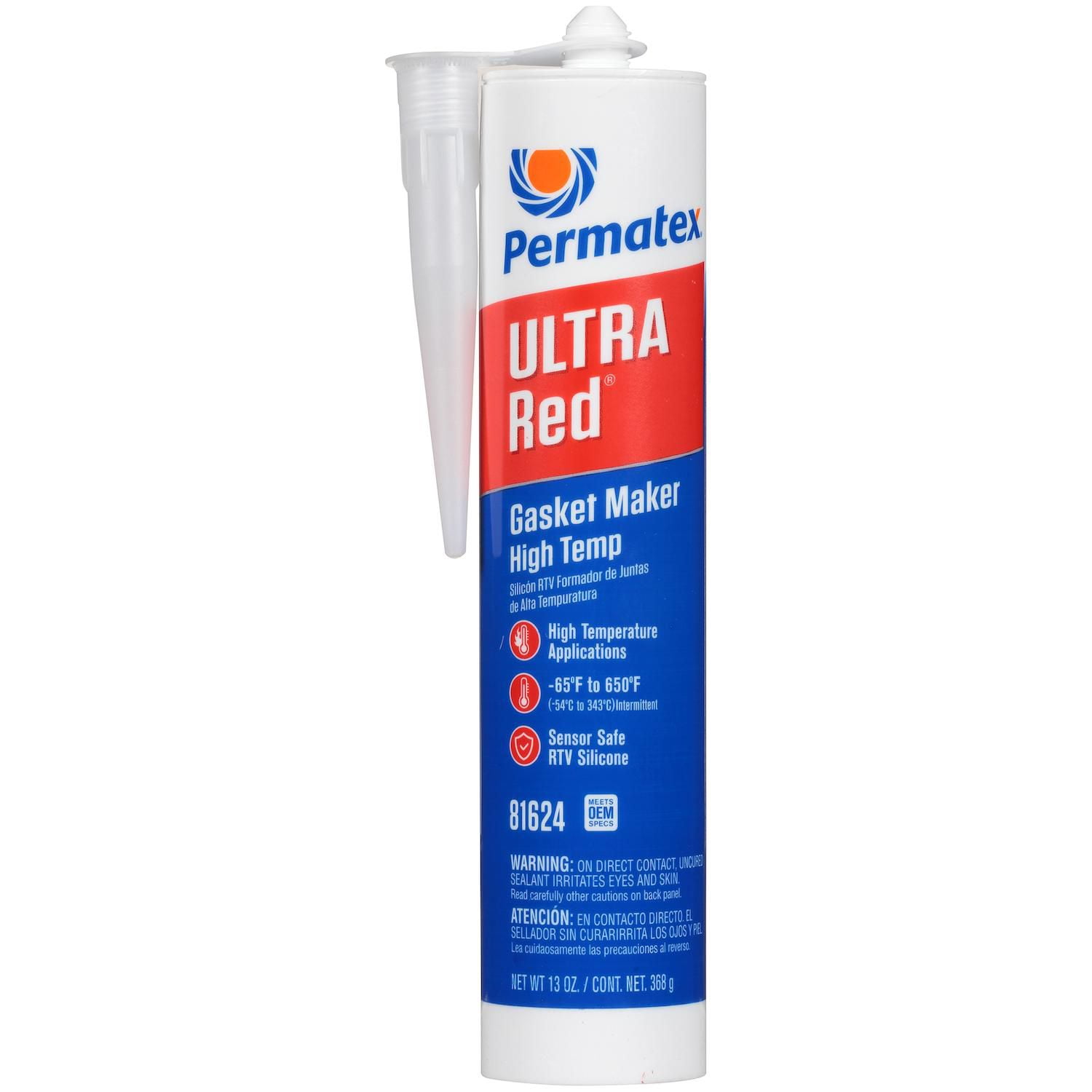 Permatex Ultra Red 13 Oz. Silicone Gasket Maker 81624 - Walmart.com