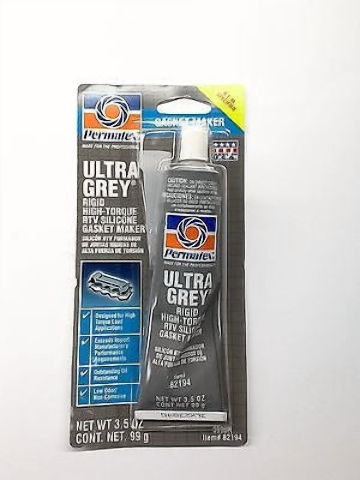 Permatex 82194 - 2 Pack Ultra Grey Rigid High Torque Gasket Maker 3.35 ...