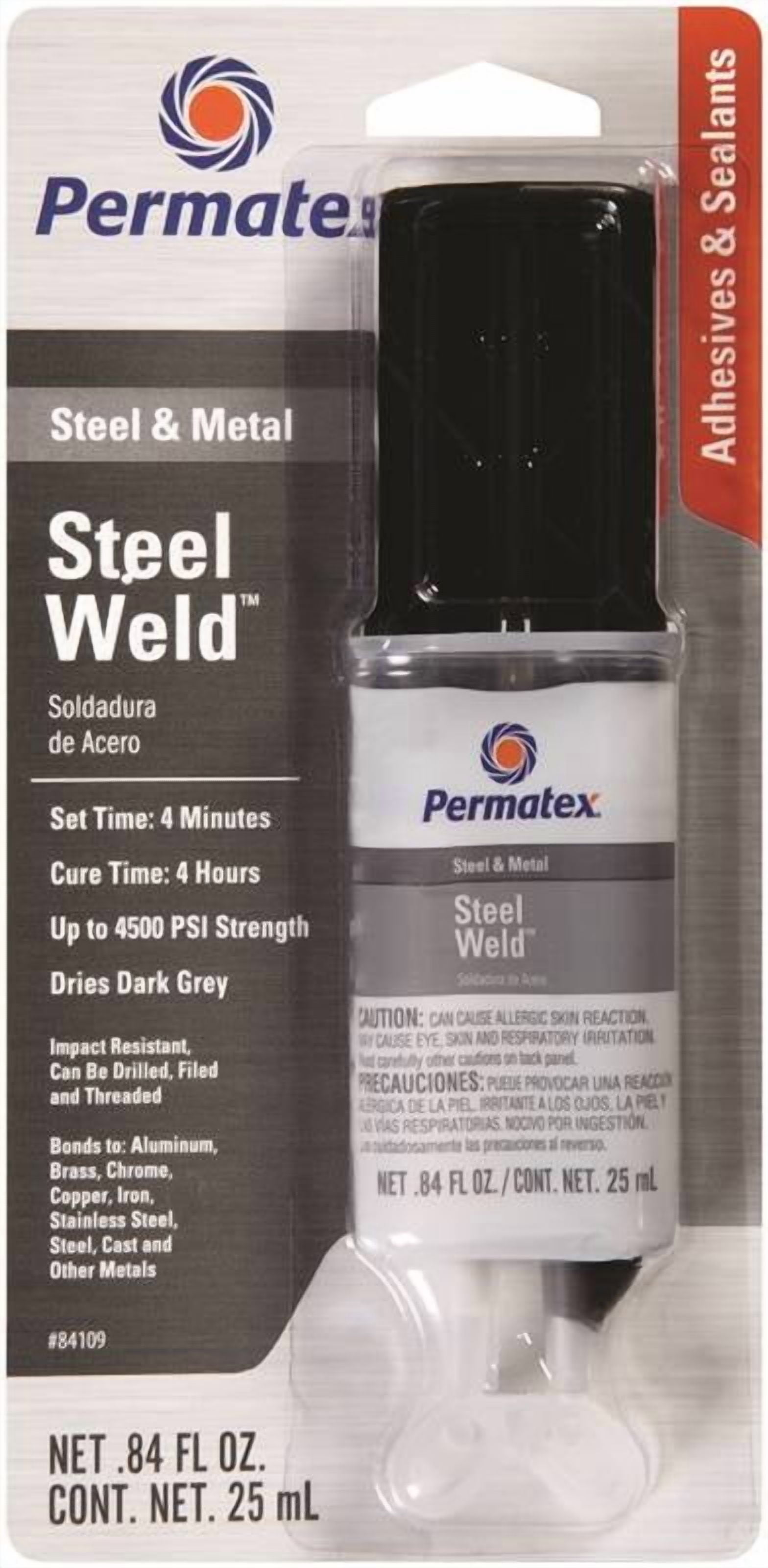 Permatex 25ml Steel Weld Multi-Metal Epoxy 84109 - Walmart.com