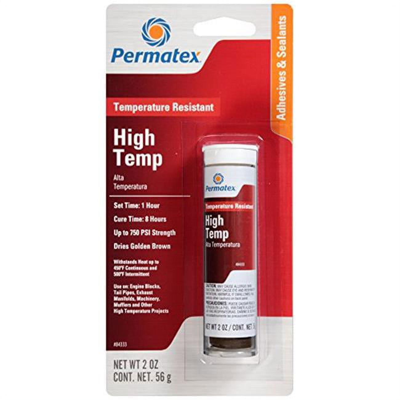 Permatex 84333 Epoxy High Temp- 2 oz - Walmart.com