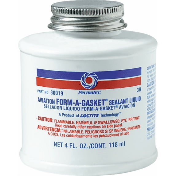 Permatex Aviation Form-A-Gasket Sealant - Single Pack — Residential Use ...