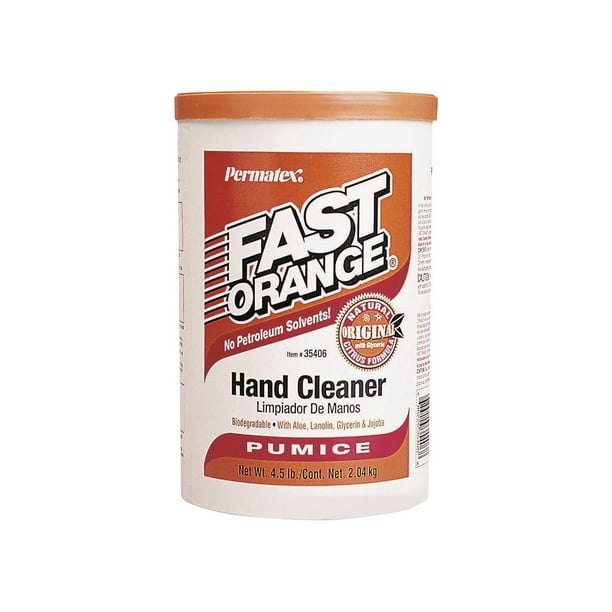 Permatex Fast Orange Biodegradable Waterless Hand Cleaner, 4-1/2 lb ...