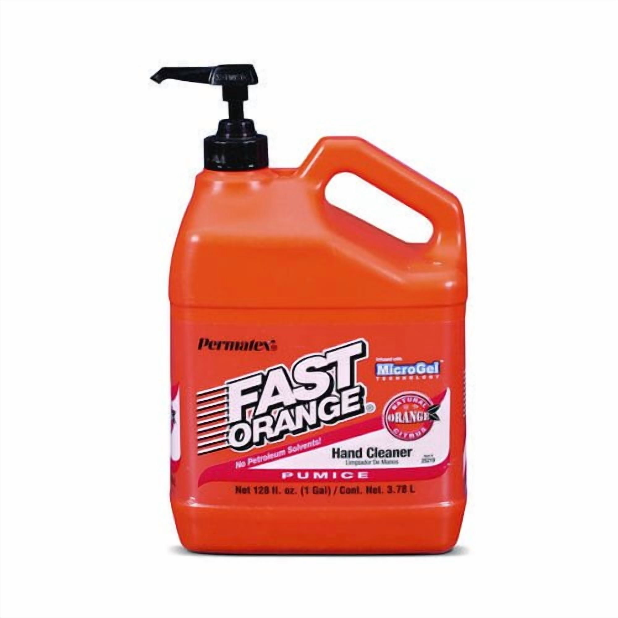 Free Shipping! Fast Orange Pumice Hand Cleaner 1 Gal with Pump, Orange ...