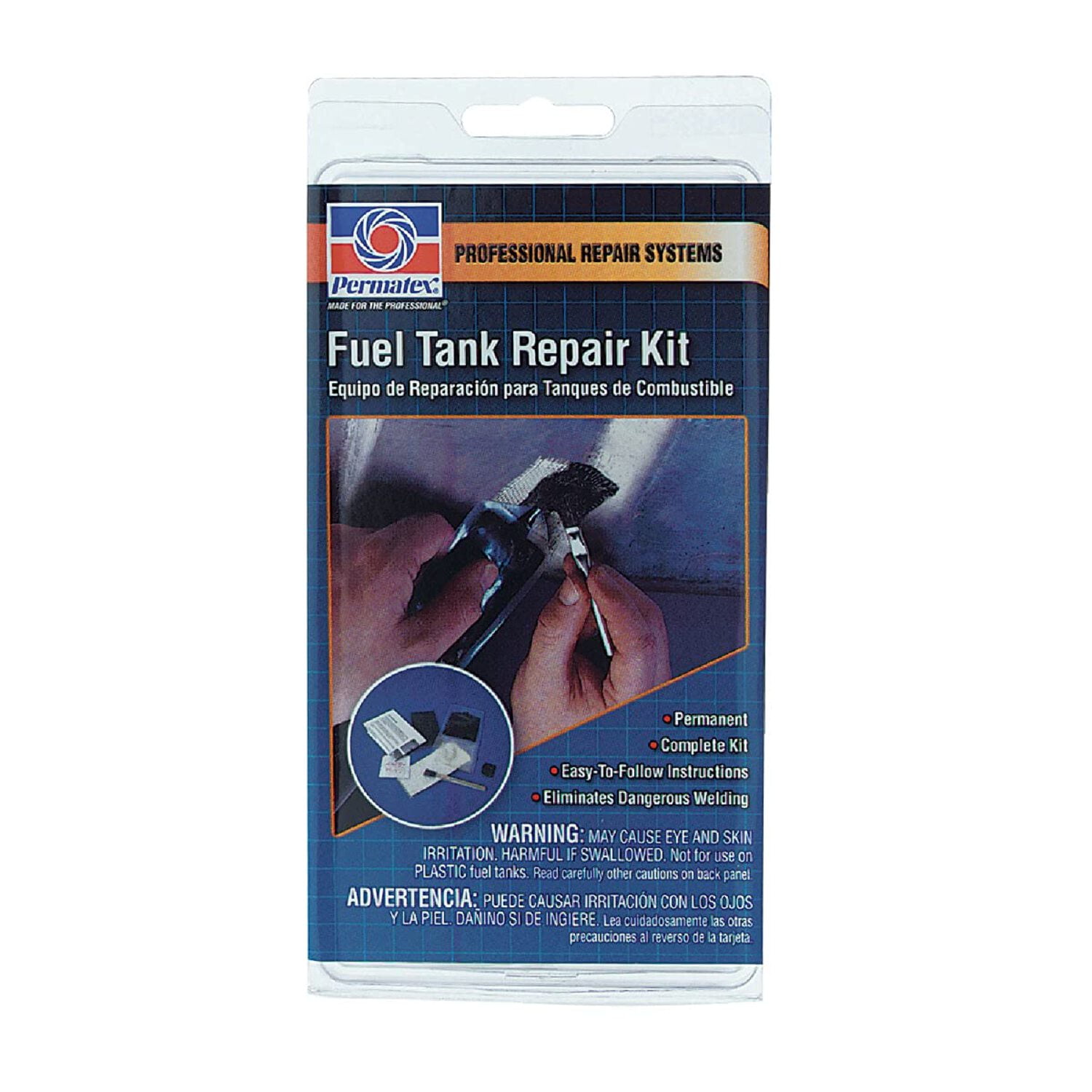 ITW Brands Permatex Fuel Tank Repair Kit, Metal, Aluminum, Cracks ...