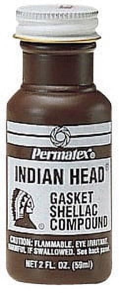Permatex Gasket Sealer - Indian Head Gasket Shellac - 2.00 oz Bottle ...