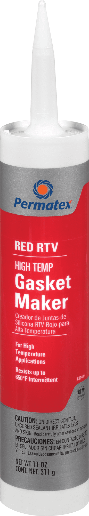 Permatex Product - Permatex High-Temp Red RTV Silicone Gasket Maker ...