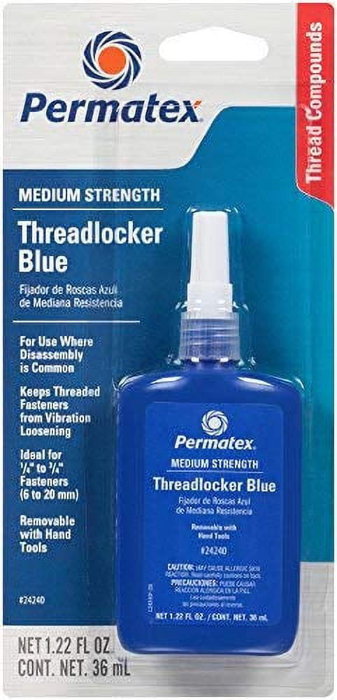 Permatex Medium Strength Threadlocker Blue, 1.22 oz - Walmart.com