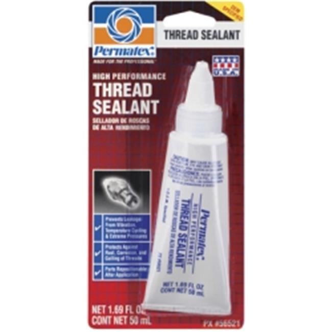 Permatex PTX56521 High Performance Thread Sealant, 50 ml Tube Carded ...