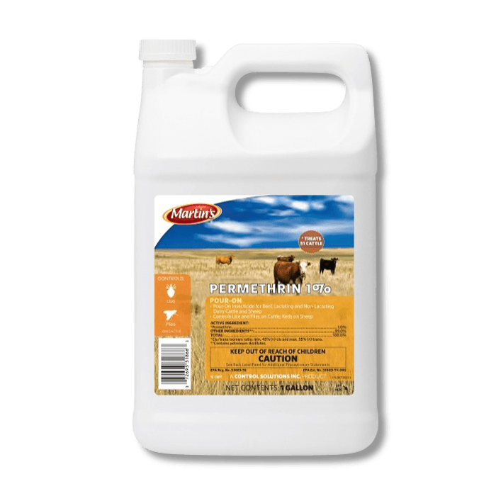 Permethrin 1% Pour On 128oz- Cattle Fly Insecticide - Walmart.com