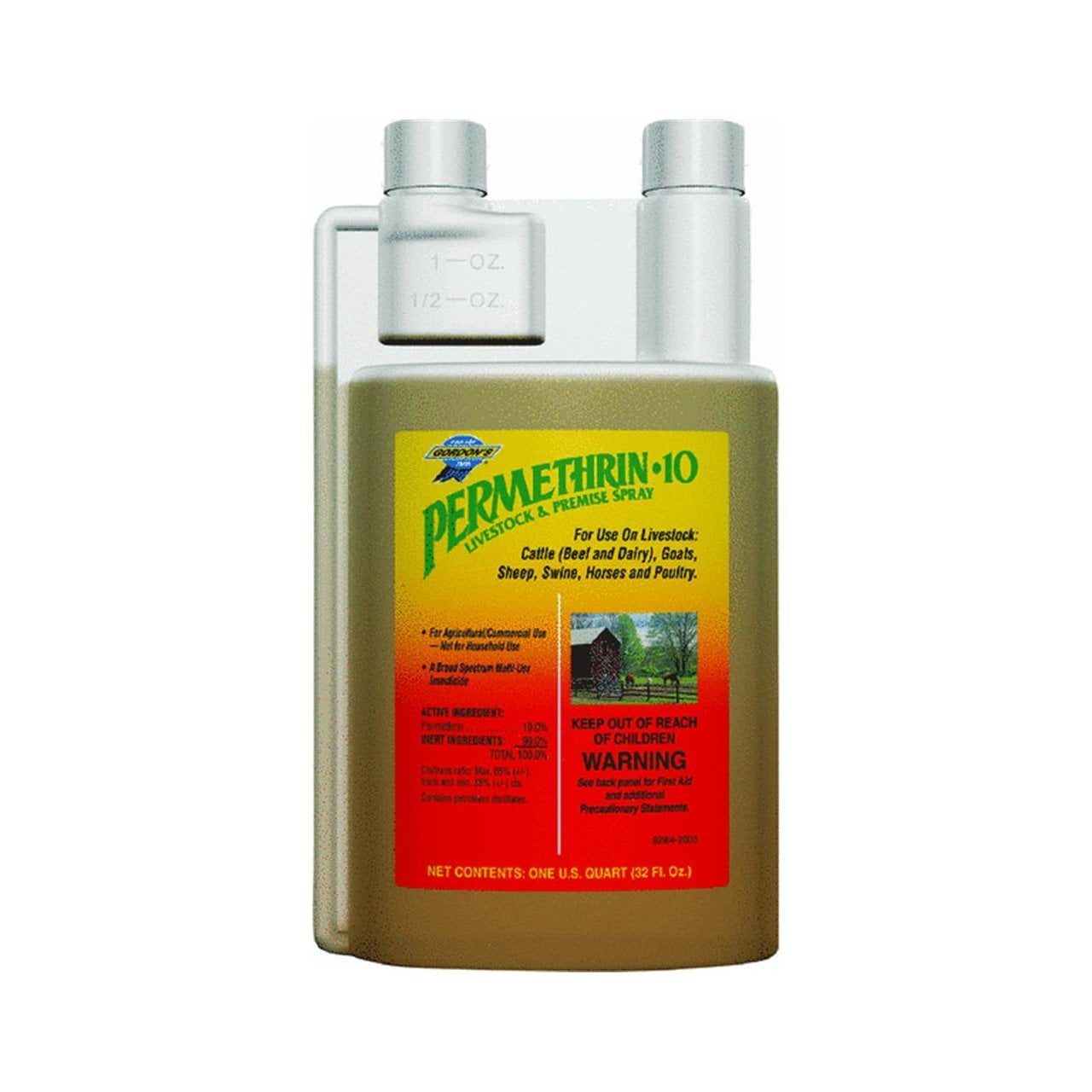 PBI-Gordon Permethrin-10 Premise Fly Spray - Flea Control, 28 Days - 32 ...