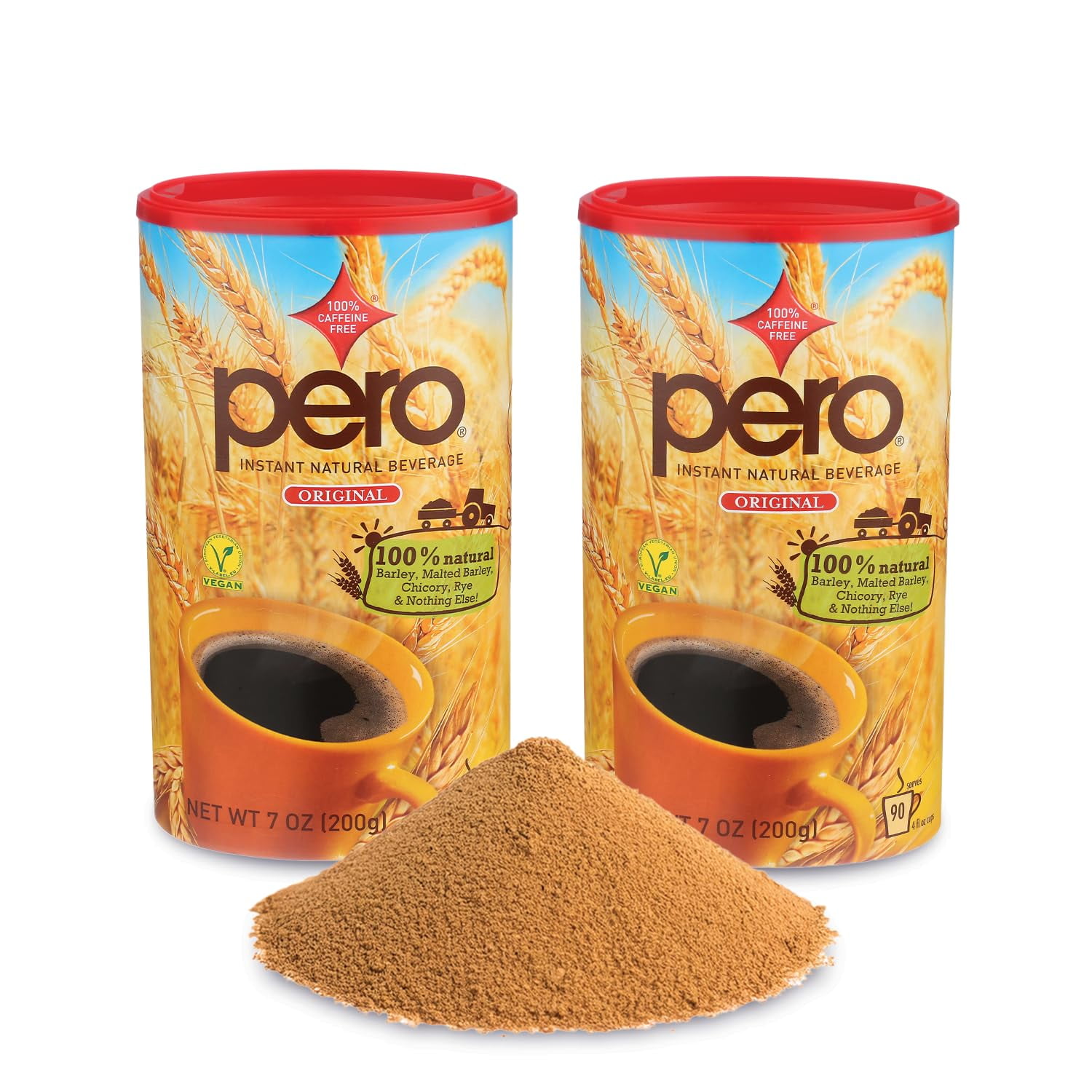 Pero Instant Natural Beverage, 7-Ounce Canisters (Pack of 2) - Walmart.com