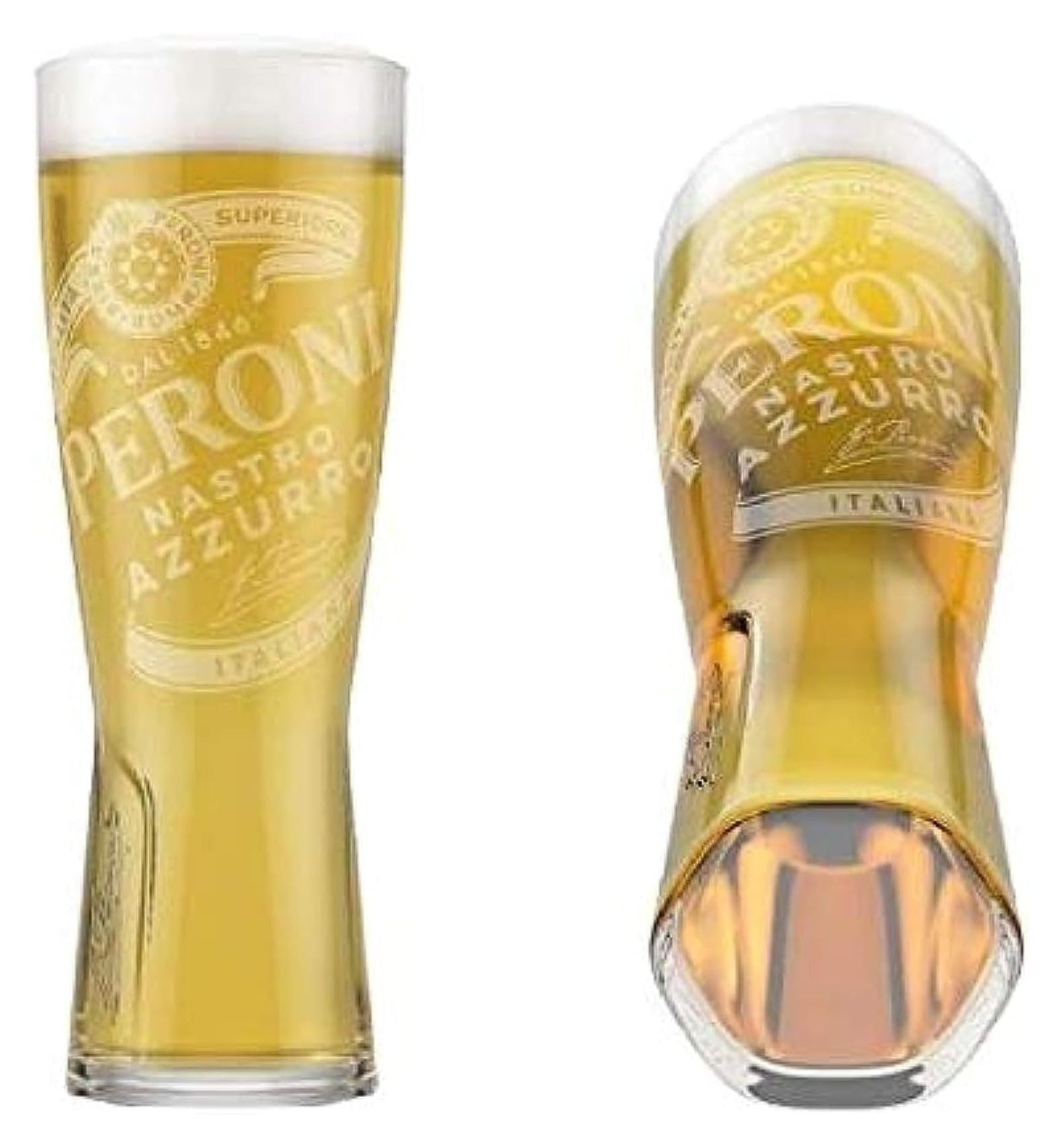 Peroni Italian Beer Glass - New 2020 Signature Edition - Set of 2 ...