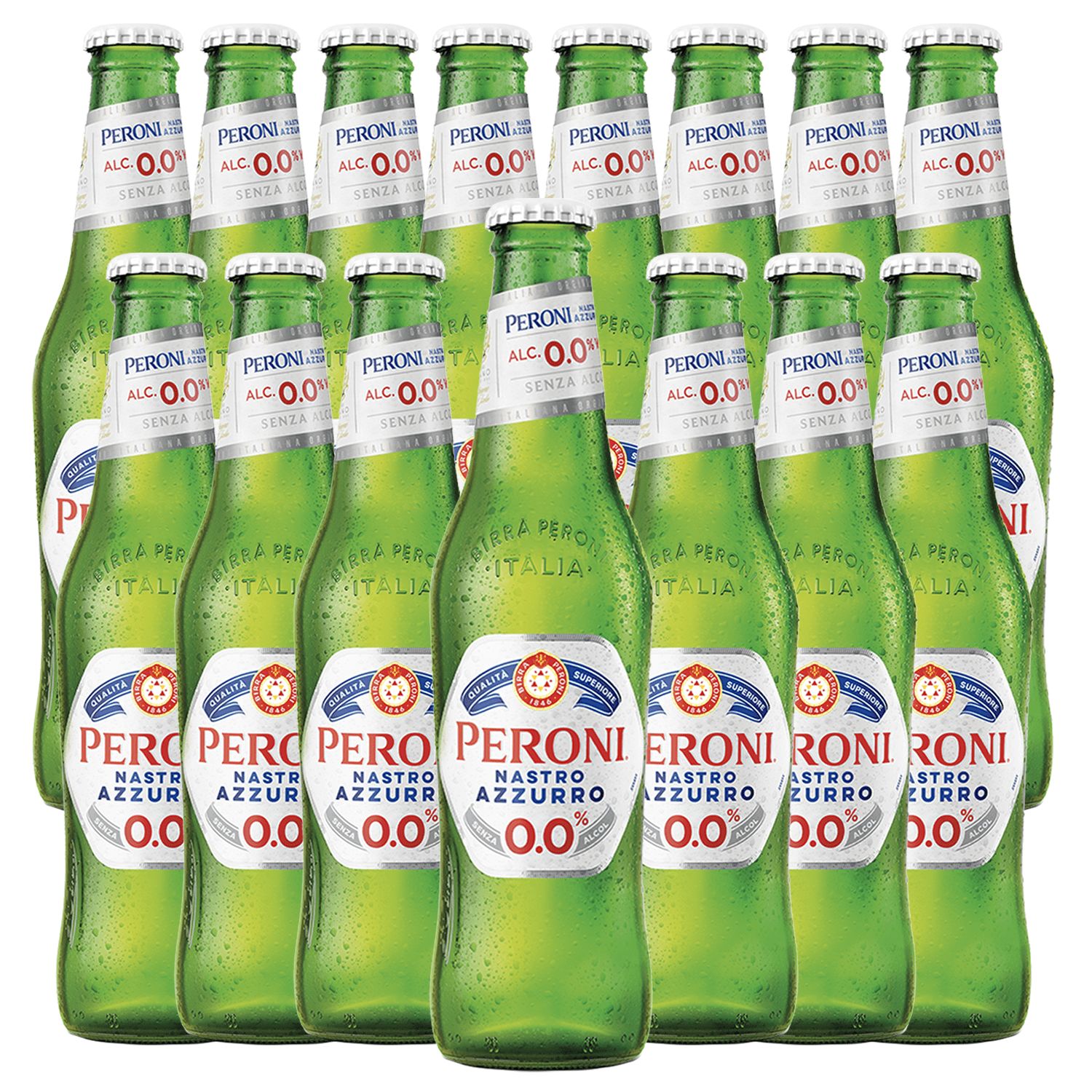 Peroni Nastro Azzurro 0.0 NA Beer Non-Alcoholic Lager Brew 11.2oz ...
