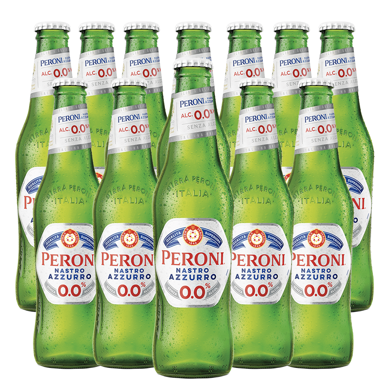 Peroni Nastro Azzurro 0.0 NA Beer Non-Alcoholic Lager Brew 11.2oz ...