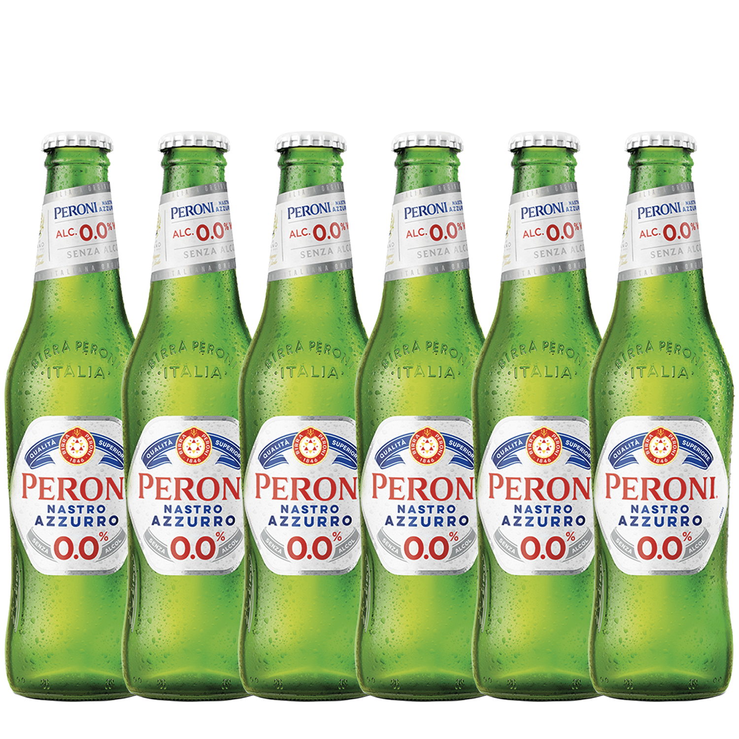 Peroni Nastro Azzurro 0.0 NA Beer Non-Alcoholic Lager Brew 11.2oz ...