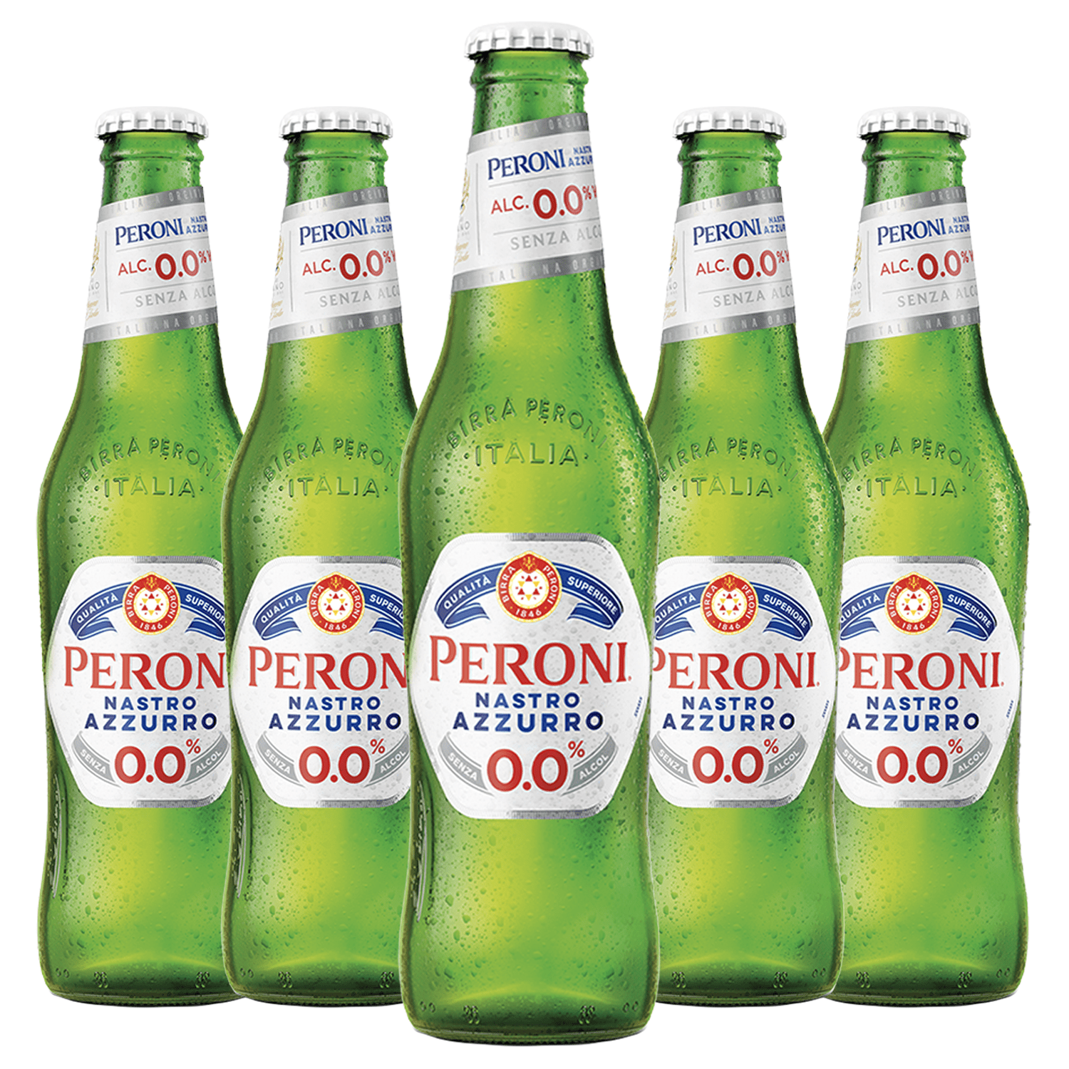 Peroni Nastro Azzurro 0.0 NA Beer Non-Alcoholic Lager Brew 11.2oz ...