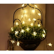 BSJJY Led Curtain String Light Moon and Star String Lights Moon Star ...