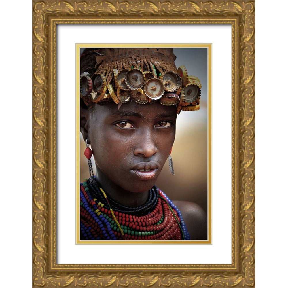 Perovich, Irene 17x24 Gold Ornate Wood Framed with Double Matting ...