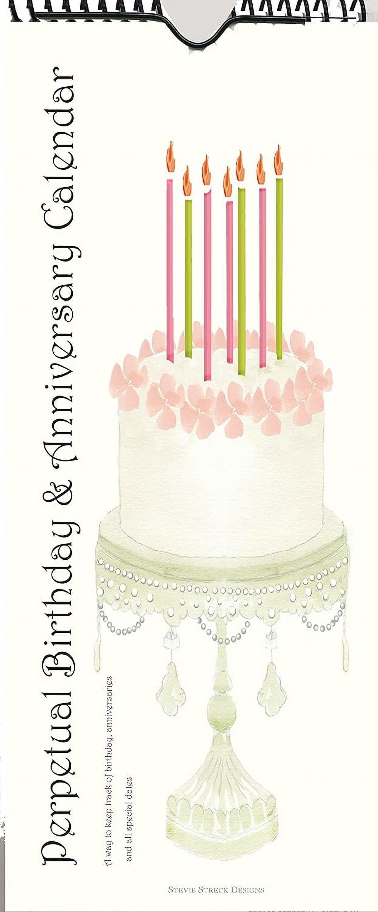 Perpetual Calendar for Birthdays, Anniversaries, Important Dates and ...