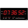 Perpetual Calendar Digital Clock, Red Number LED Electric Clock with ...