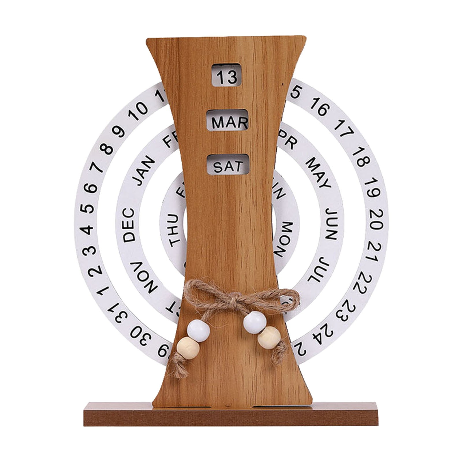 Perpetual Calendar Wooden Calendar For Home Desk Date Week Month ...