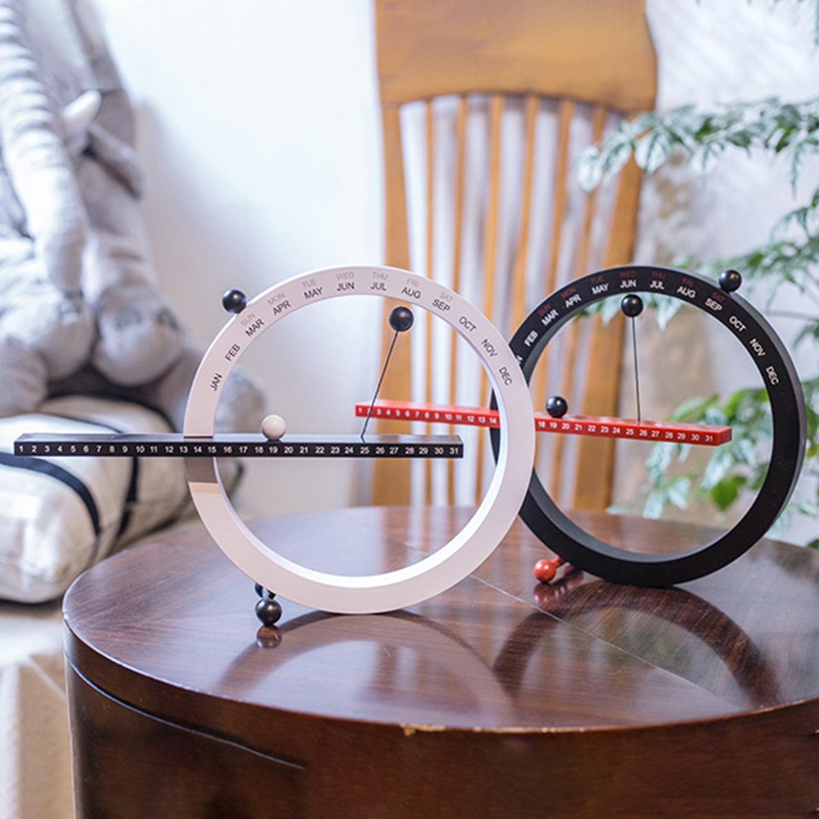 Perpetual Wall Calendar Creative Magnetic ABS Wall Art Decor Calendar ...