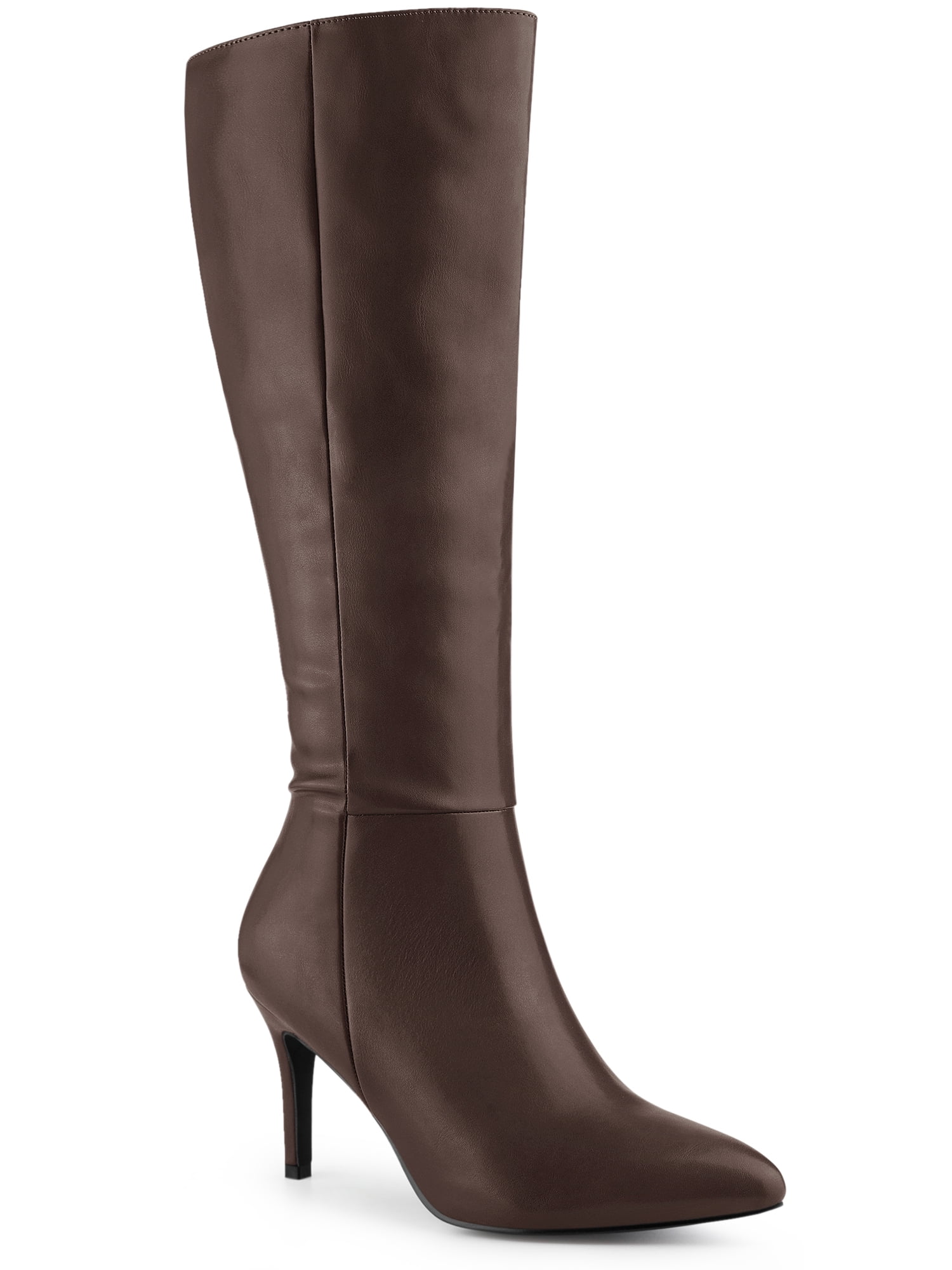 BLISSFUL STEP Valentine's Women's Boots Knee High Slim Calf Pointed Toe ...