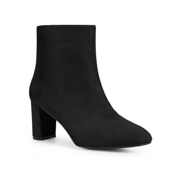 Dr. Scholl's Womens Create Wedge Ankle Bootie Black Smooth 11 M ...