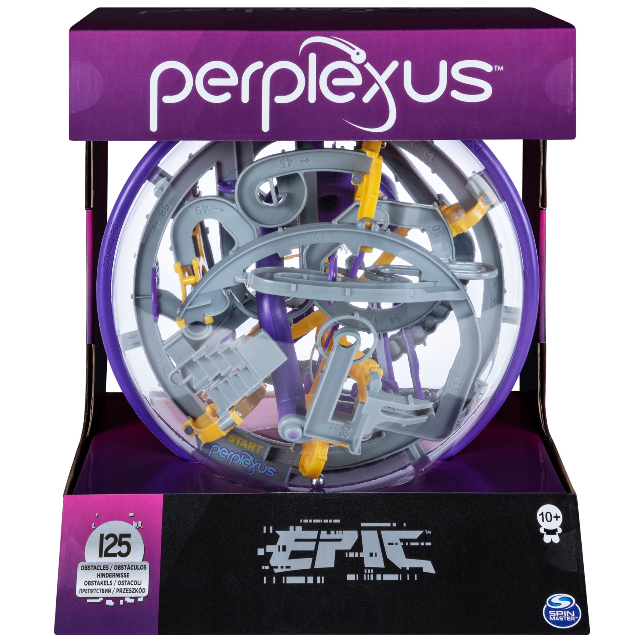Perplexus Epic 3D Gravity Mind IQ Challenge Game, Brain Teaser Fidget ...