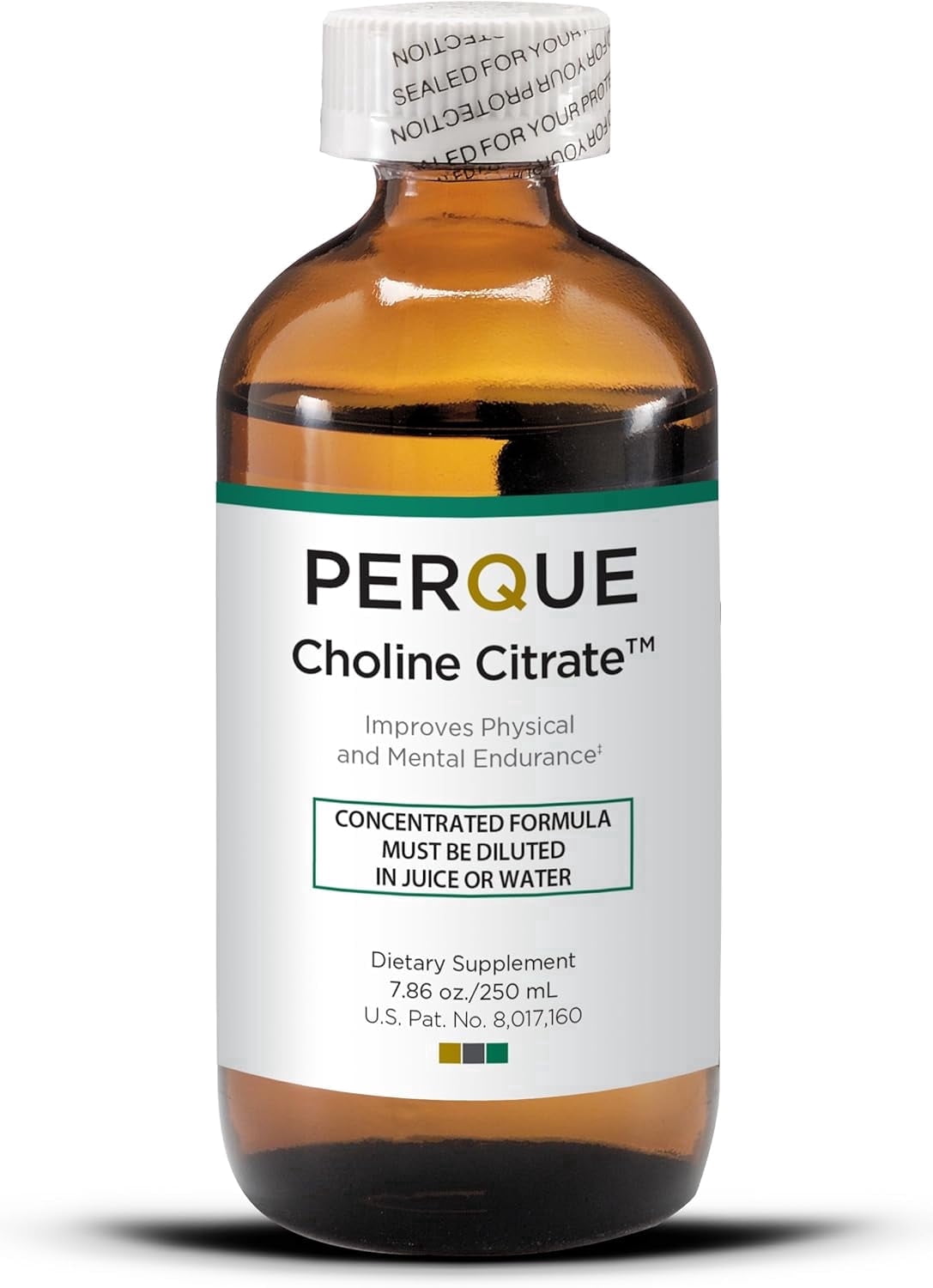 PERQUE Choline Citrate Liquid, 7.86 fl oz, Supports Brain, Nervous ...