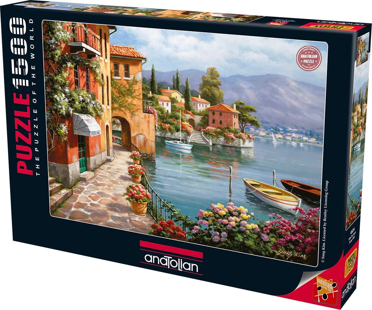 Perre Group Villa De Lago Jigsaw Puzzle (1500-Piece), Multicolor ...