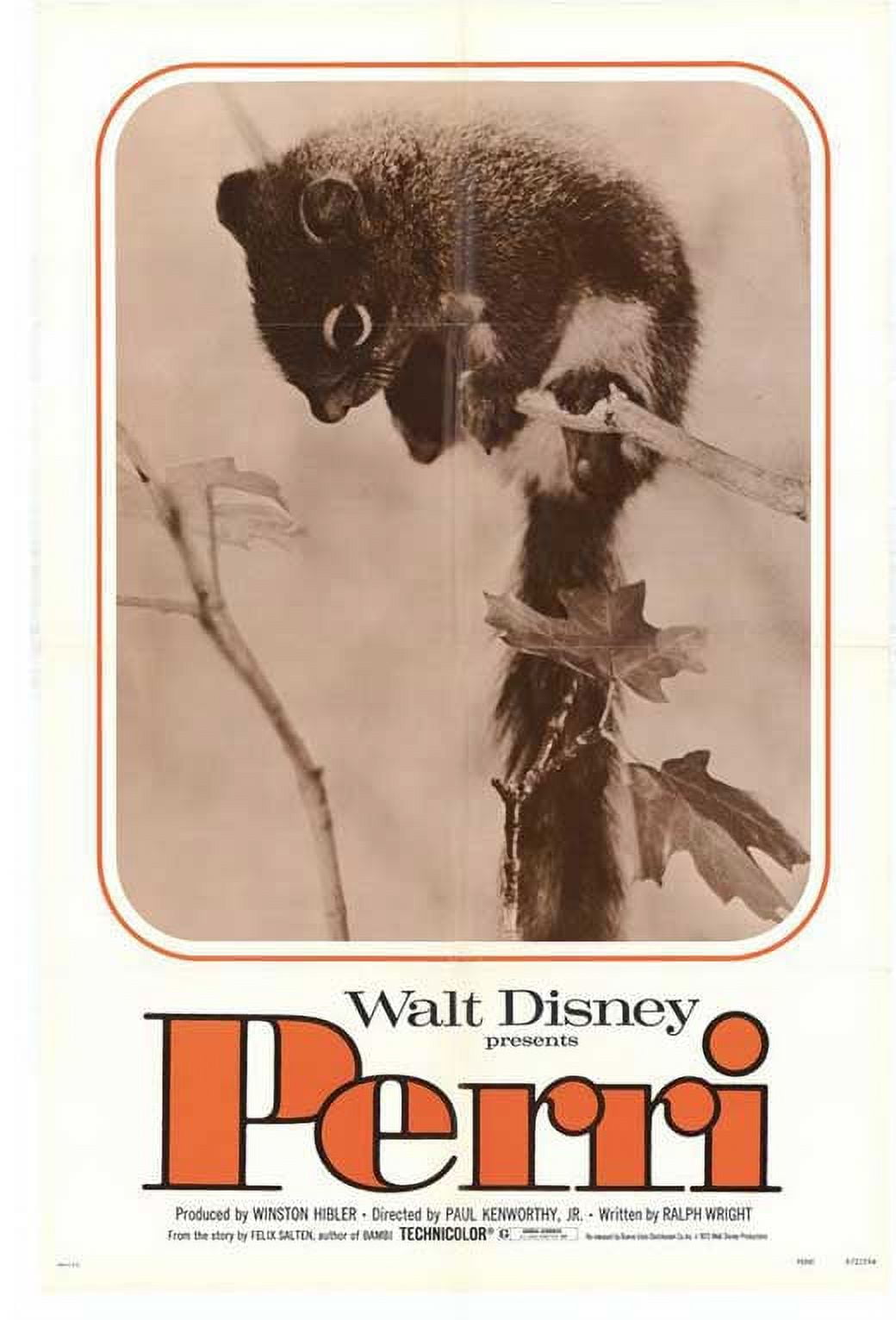 Perri - movie POSTER (Style A) (27" x 40") (1972) - Walmart.com