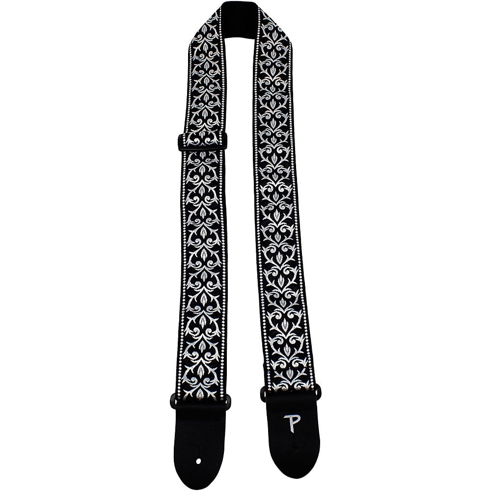 Perri's 2" Wide Black & White Tribal Design Jacquard Sewn on Nylon ...