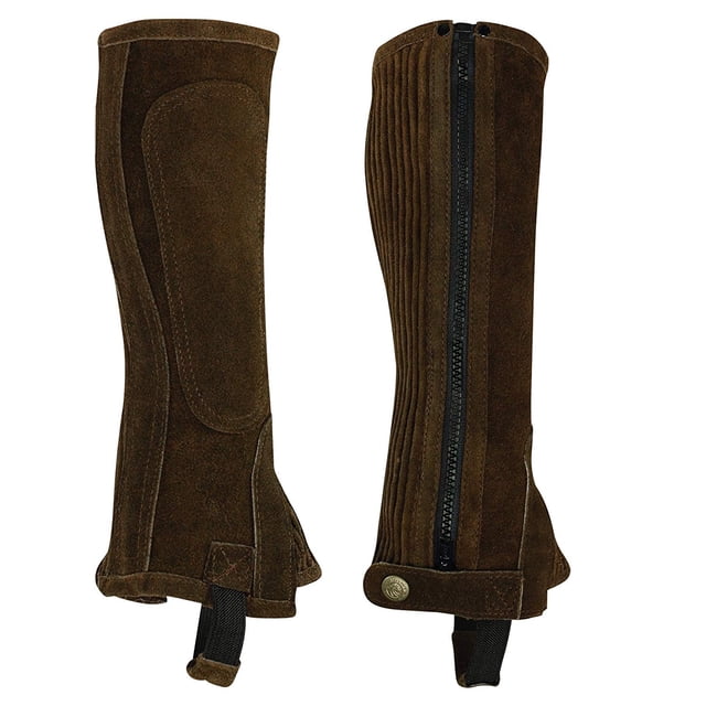 Perri's Adult Zipper Half Chaps (XL, Brown, Regular) - Walmart Business ...