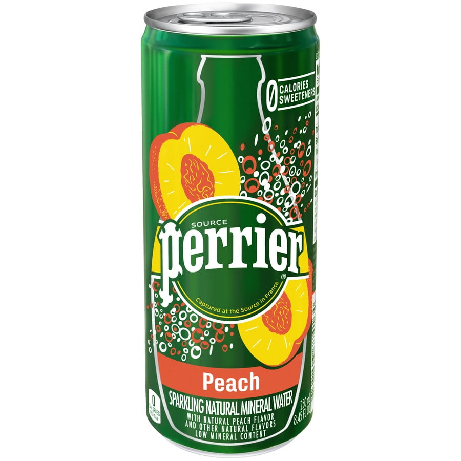 Perrier Peach Water 1 can 253.5 fl oz - Walmart.com