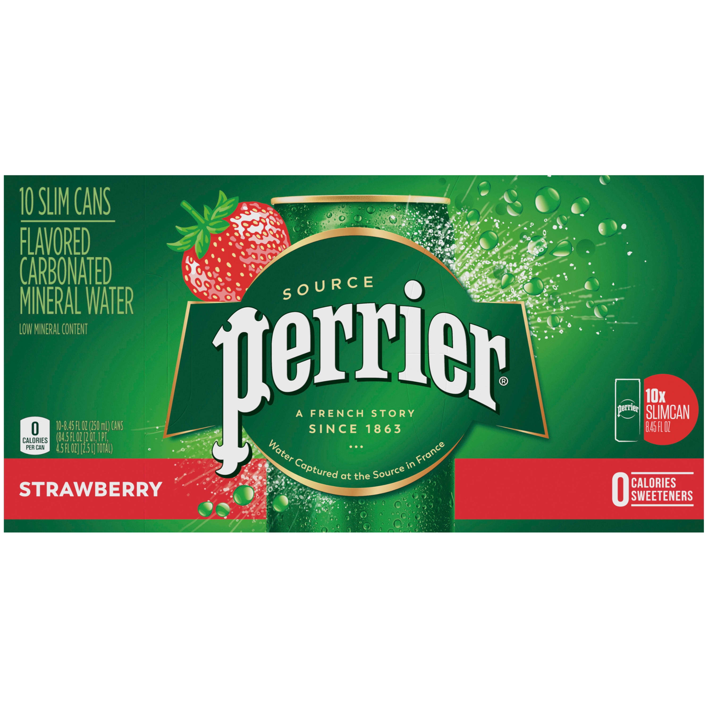 Perrier Strawberry Water 84.5 fl oz - Walmart.com