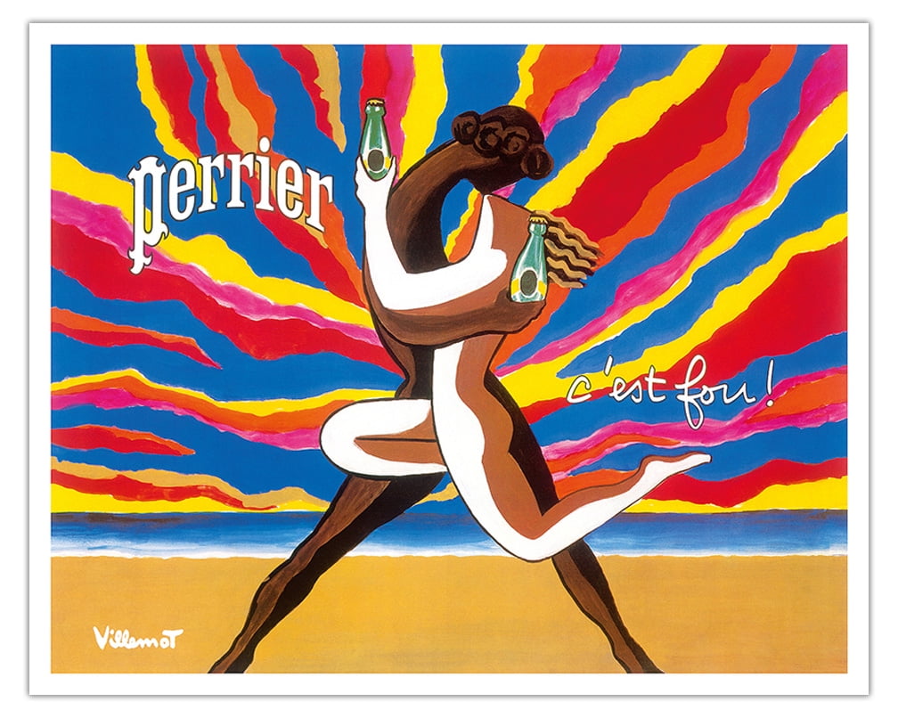 Perrier - The Dancing Couple (Le Couple Dansant) - This is Crazy! (C’est Fou!) - Vintage ...
