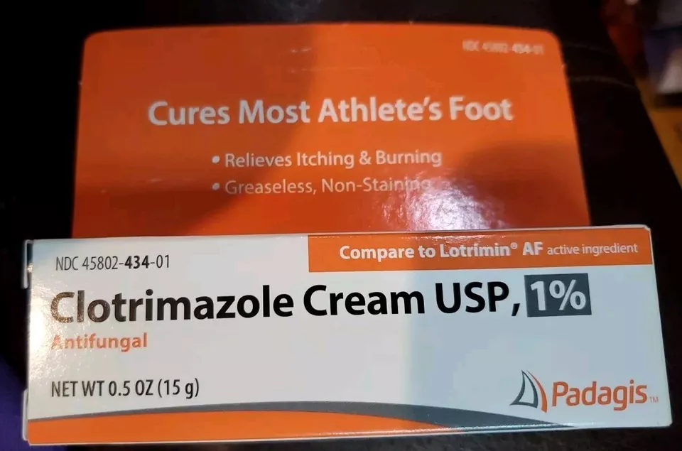 Padagis Athlete's Foot Anti-Fungal Clotrimazole Cream USP 1%, 1oz, 2 ...