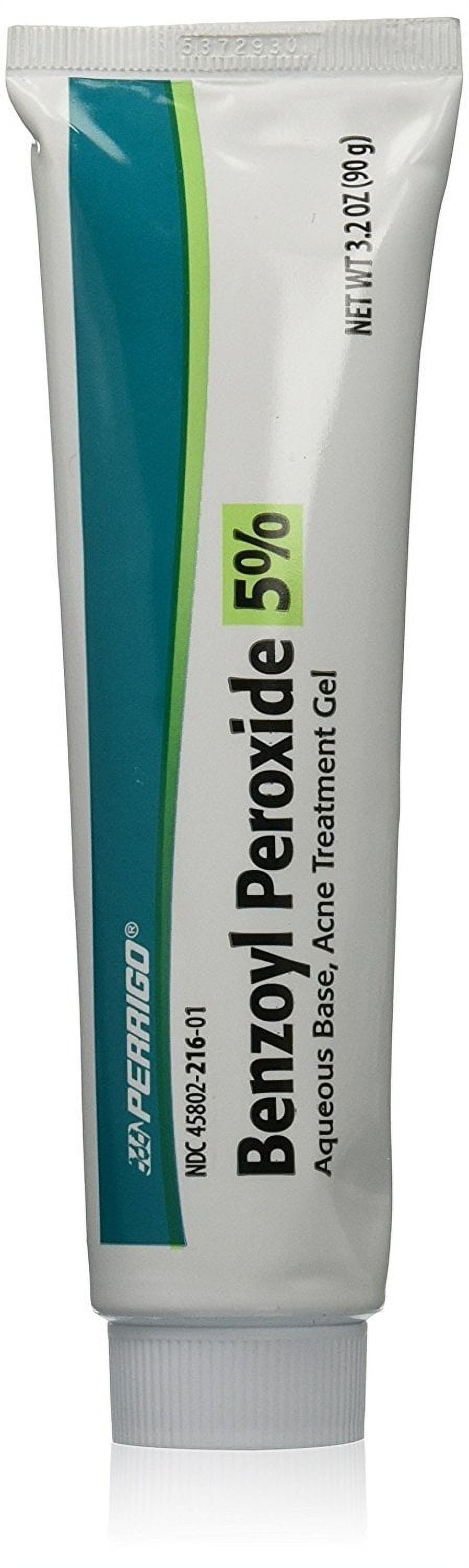 Perrigo Benzoyl Peroxide 5% Acne Treatment Gel, Spot Treatment for ...