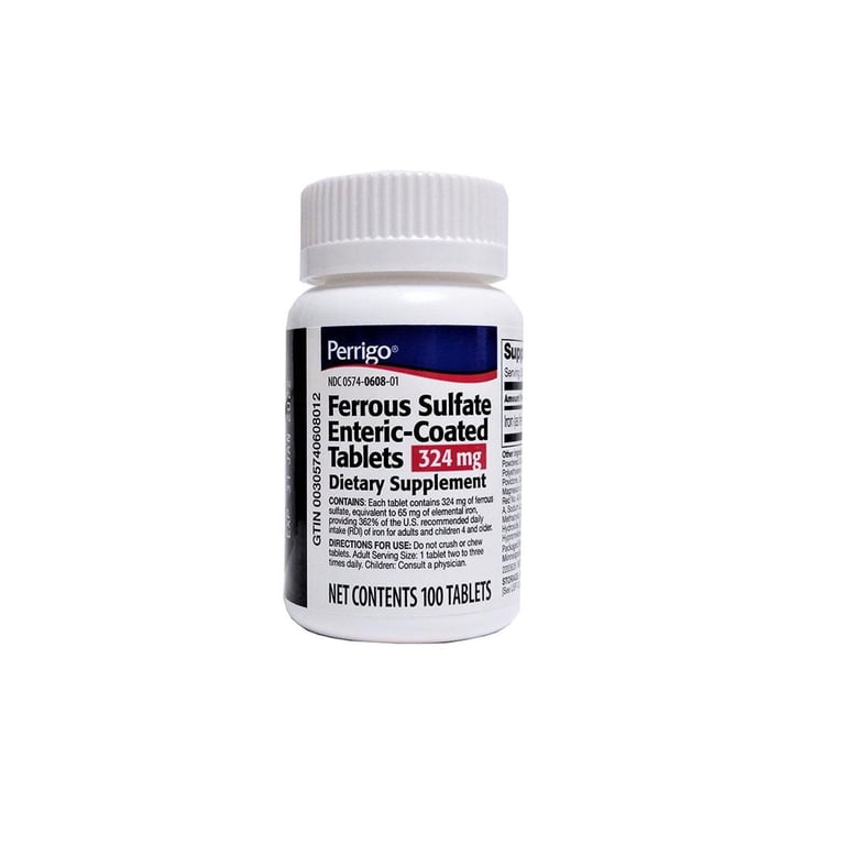 Coated Iron Supplements