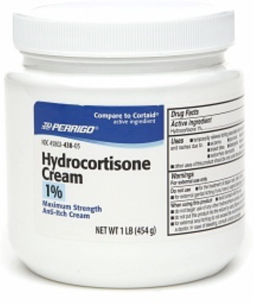 Perrigo Hydrocortisone Cream 1%, Anti-Itch Cream for Rash, Eczema ...