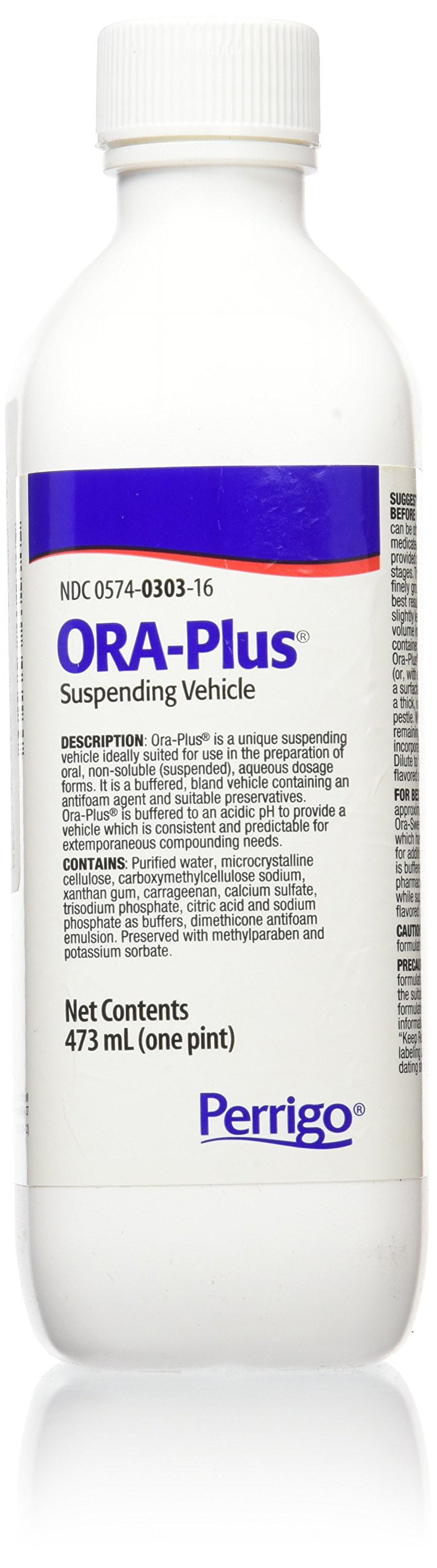 Perrigo Ora-Plus Oral Suspending Vehicle, 16 Oz. - Walmart.com