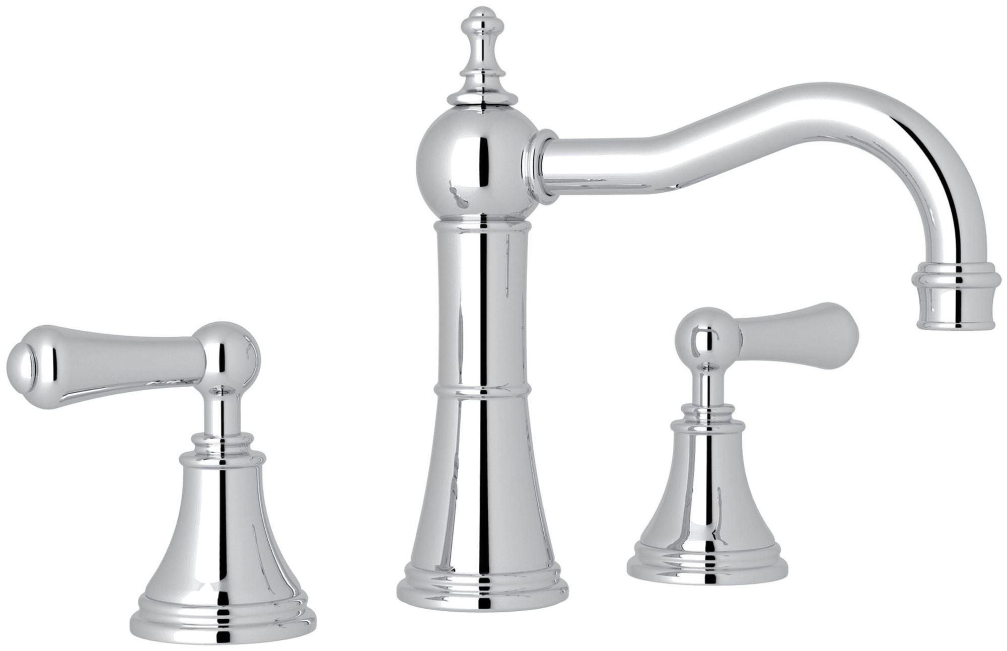 Perrin And Rowe U.3723Ls-2 Georgian Era 1.2 GPM Widespread Bathroom ...