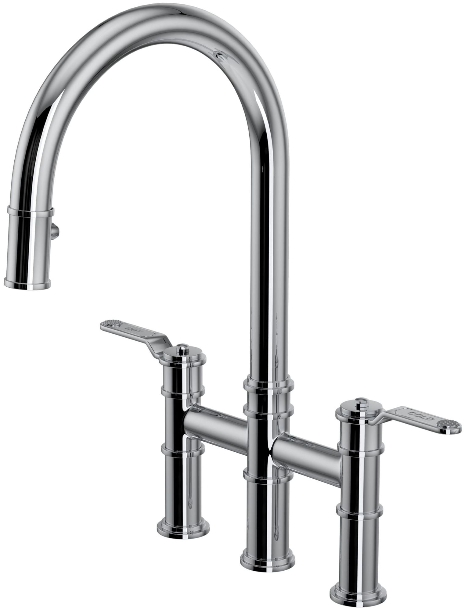 Perrin And Rowe U.4549Ht-2 Armstrong 1.8 GPM Widespread Bridge Pull ...