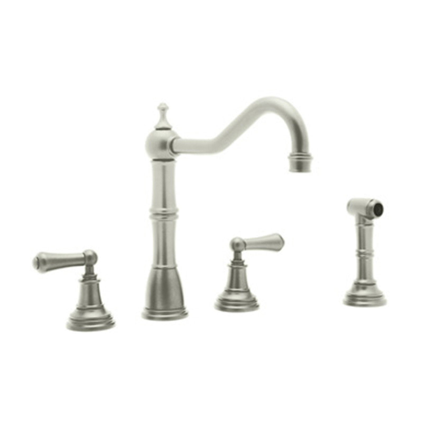 Perrin And Rowe U.4776L-2 Edwardian 1.8 GPM Widespread Kitchen Faucet ...