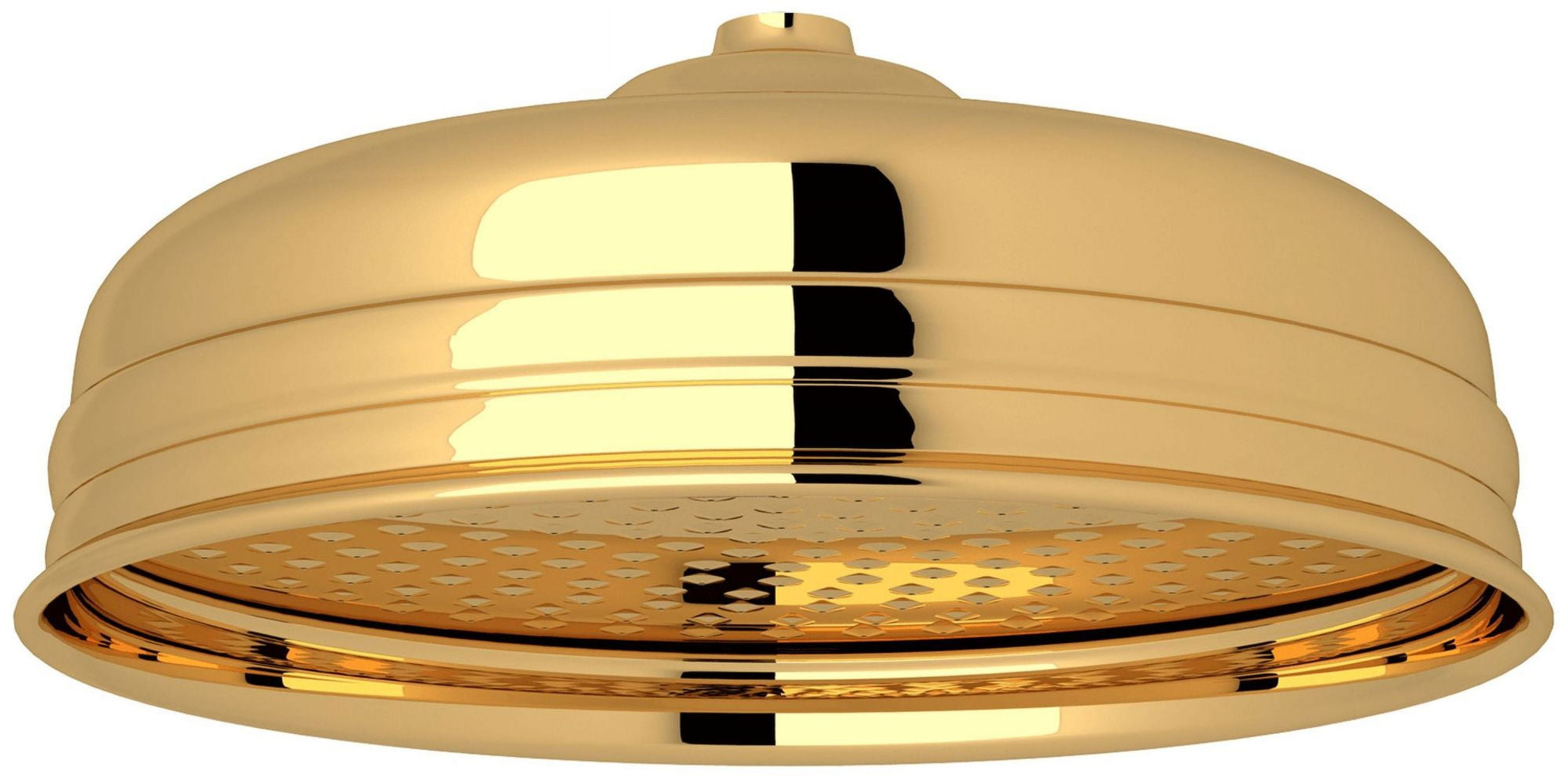 Perrin And Rowe U.5204 1.8 GPM Single Function Rain Shower Head - Gold - Walmart.com