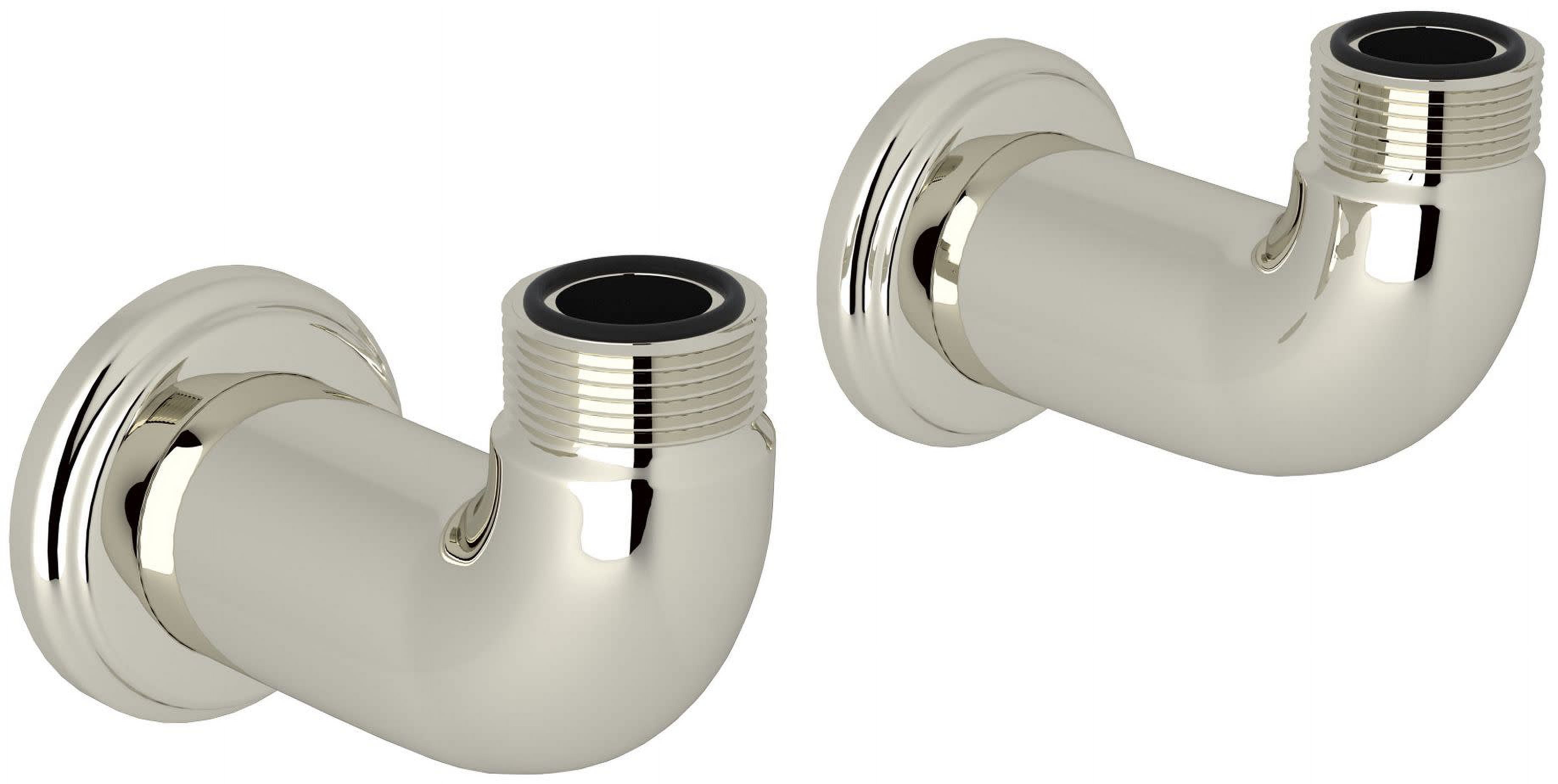 Perrin And Rowe U.6381 Brass Wall Unions - Nickel - Walmart.com