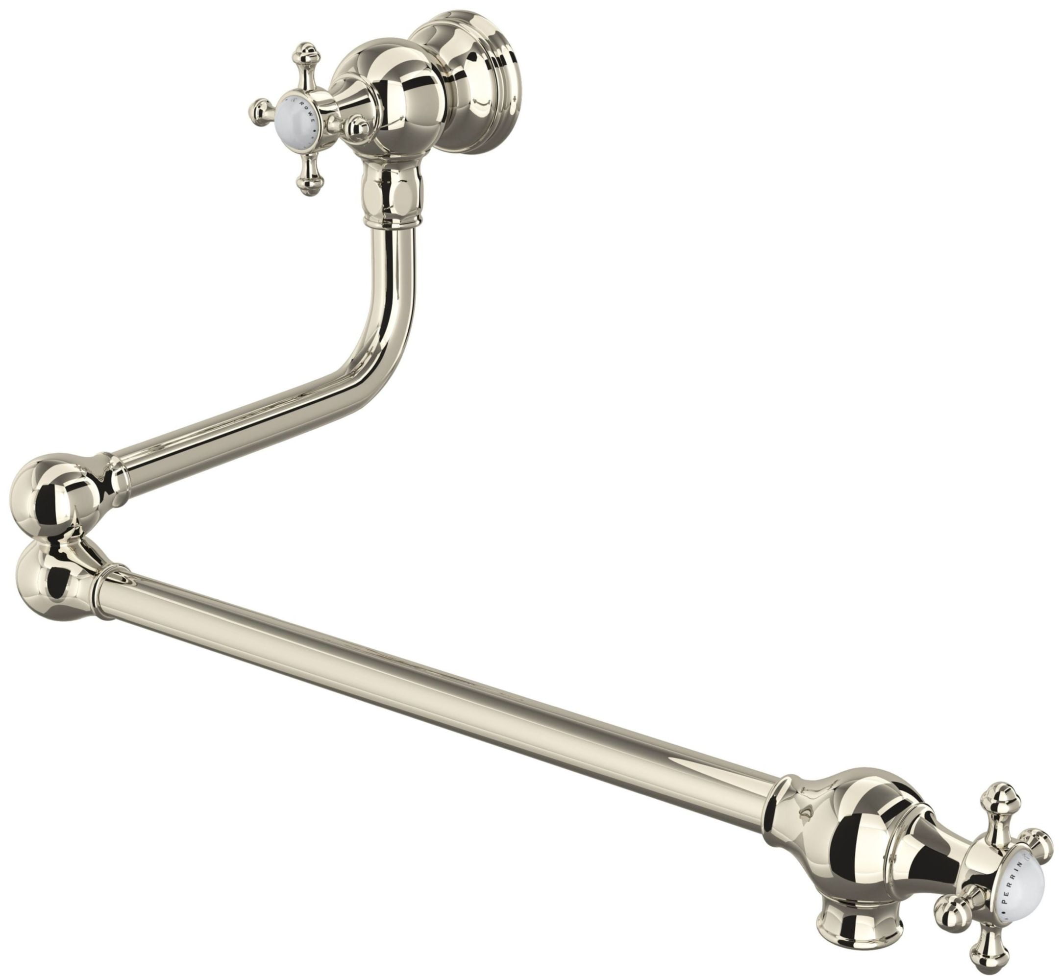 Perrin & Rowe Edwardian Era Wall Mounted Swing Arm Pot Filler With ...